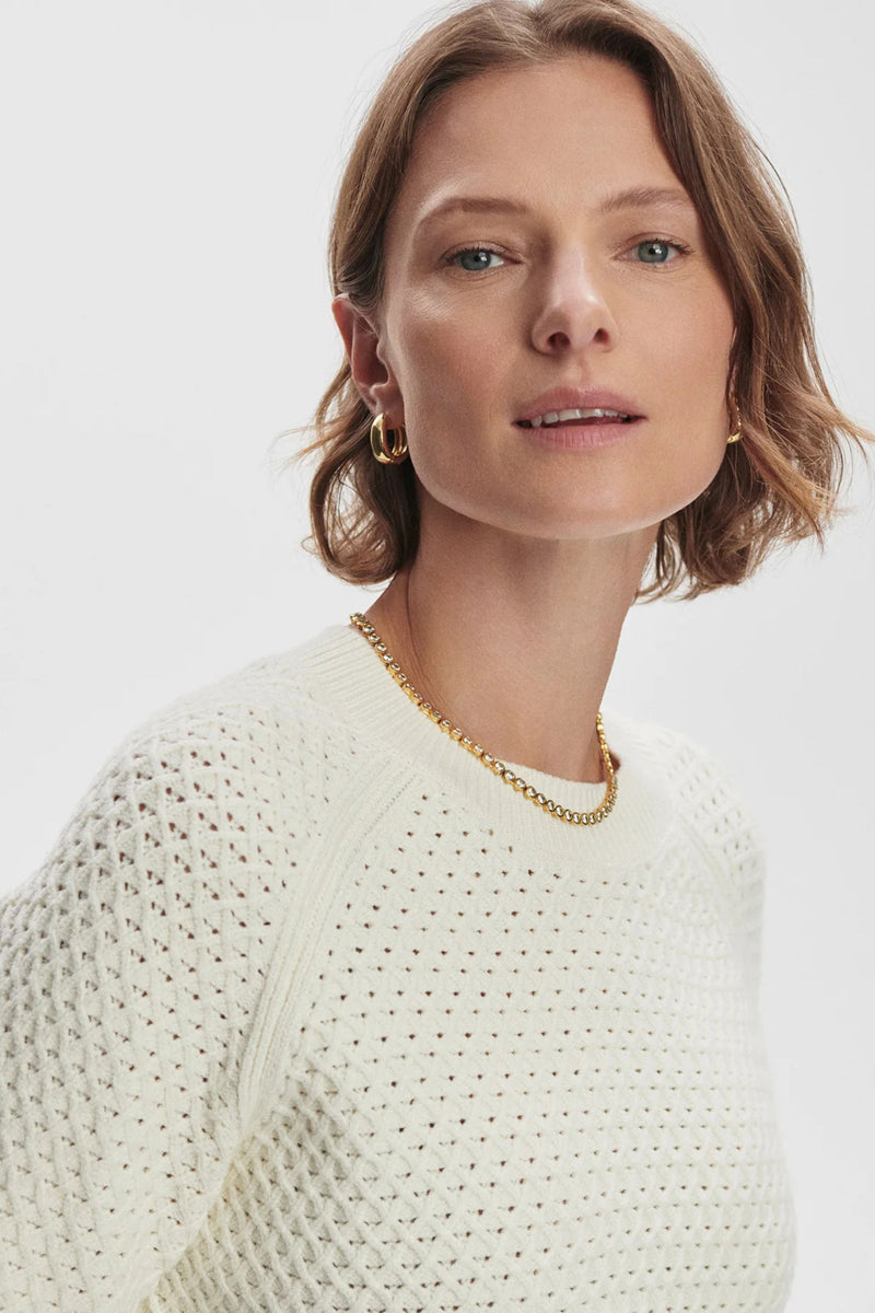 Shop Snow white Lucy Knit Top by VARLEY online – Tribe71